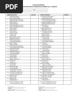 TECAL - Laminas y Hoja de Respuestas | PDF