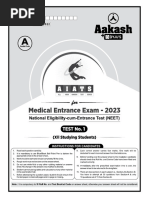 Allen NEET Test Series Resources | PDF