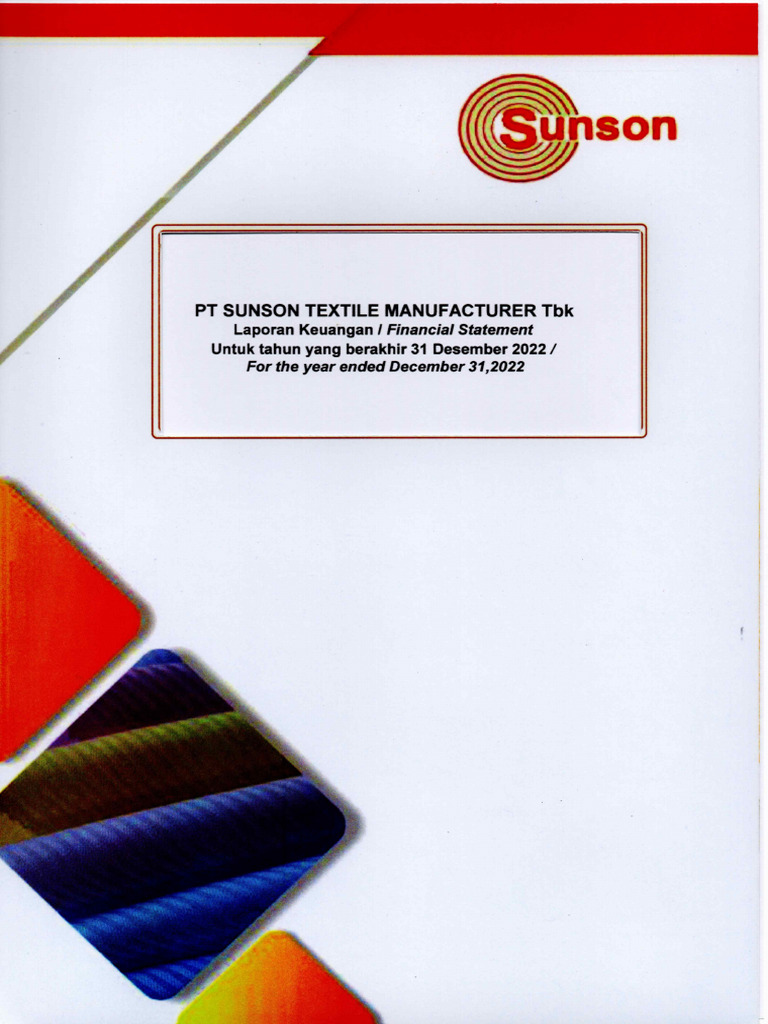 Lai PT Sunson Textile Manufacturer 31des22 | PDF