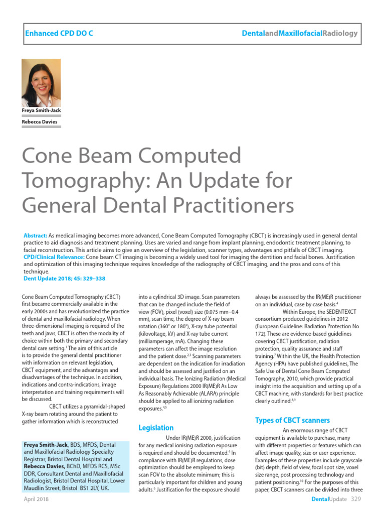 CBCT | PDF | Medical Imaging | Medicine