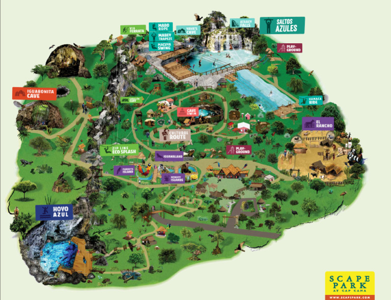 Mapa Scape Park Punta Cana | PDF