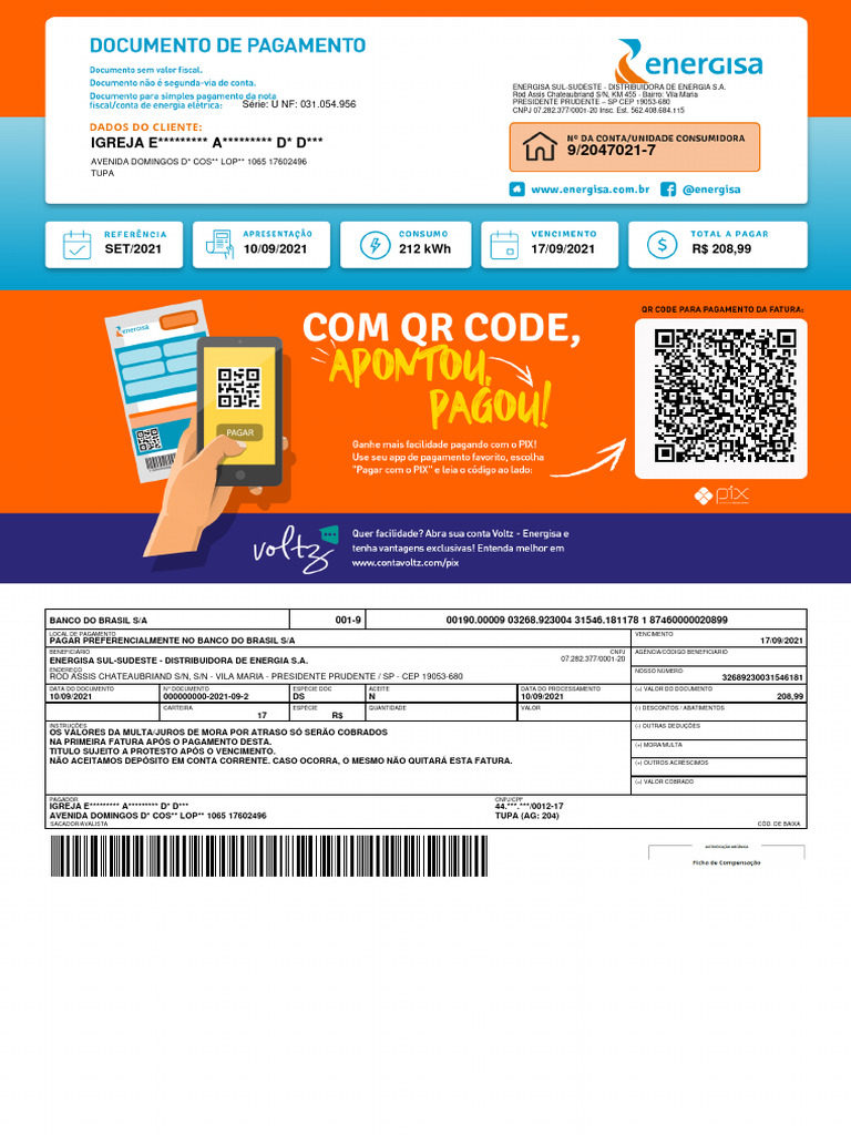 Boleto Energisa 6c42e876 0cda 4f64 Bc87 A44adc3b2ca0 | PDF ...