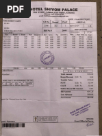 Hotel Bill | PDF