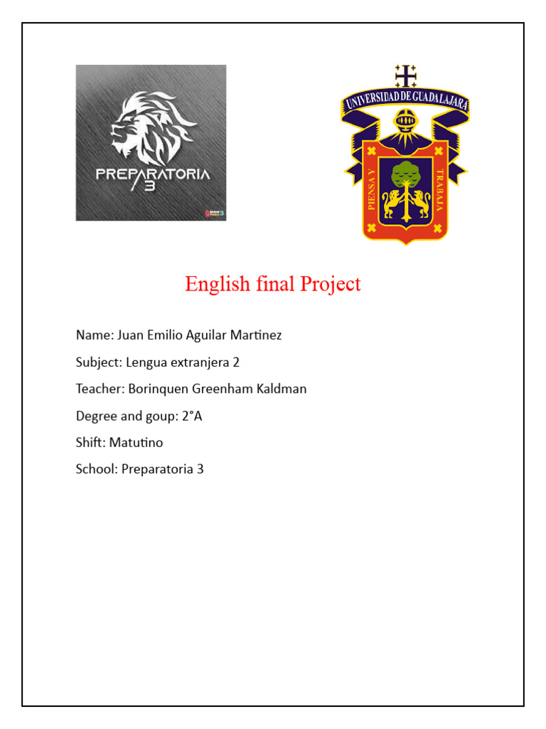 English Final Project 8383837 | PDF