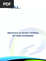 Recibo y Entrega Del Paciente en El Turno de Enfermería | PDF | Salud y ...