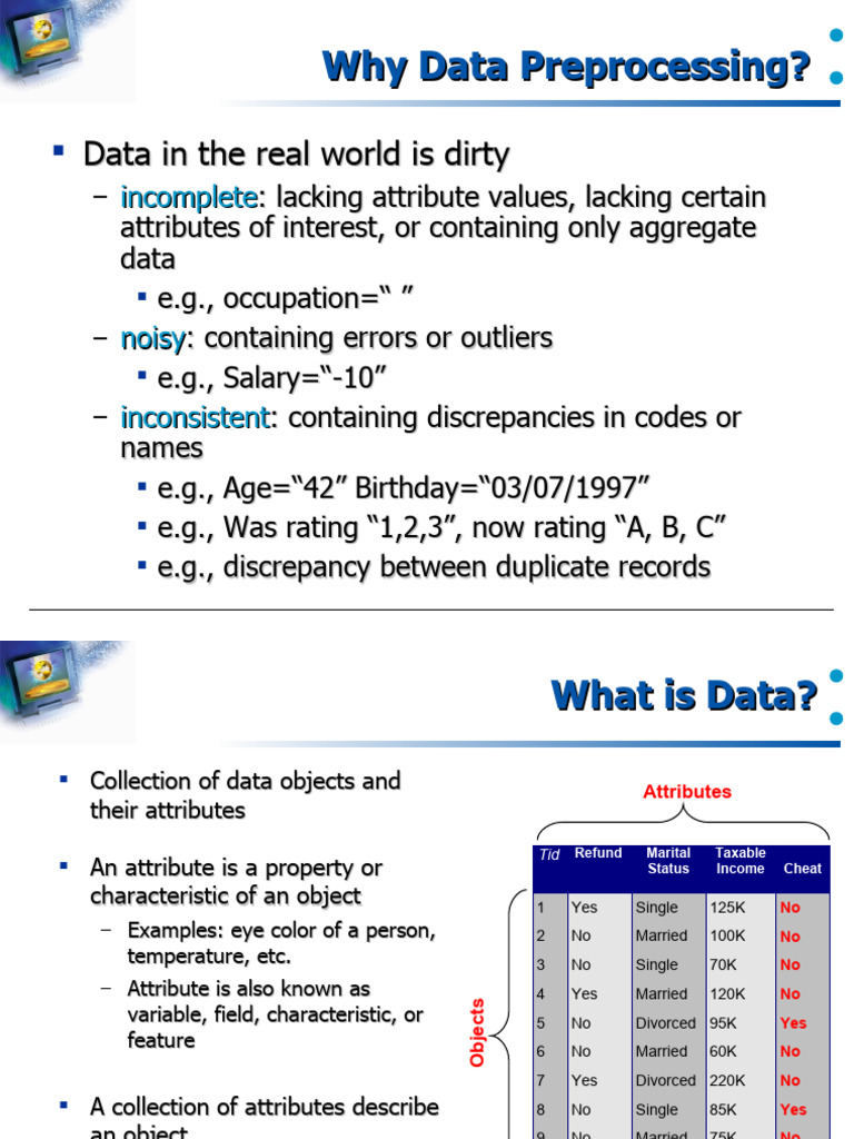 DM_Preprocessing_lec4,5 | PDF | Probability Distribution | Data