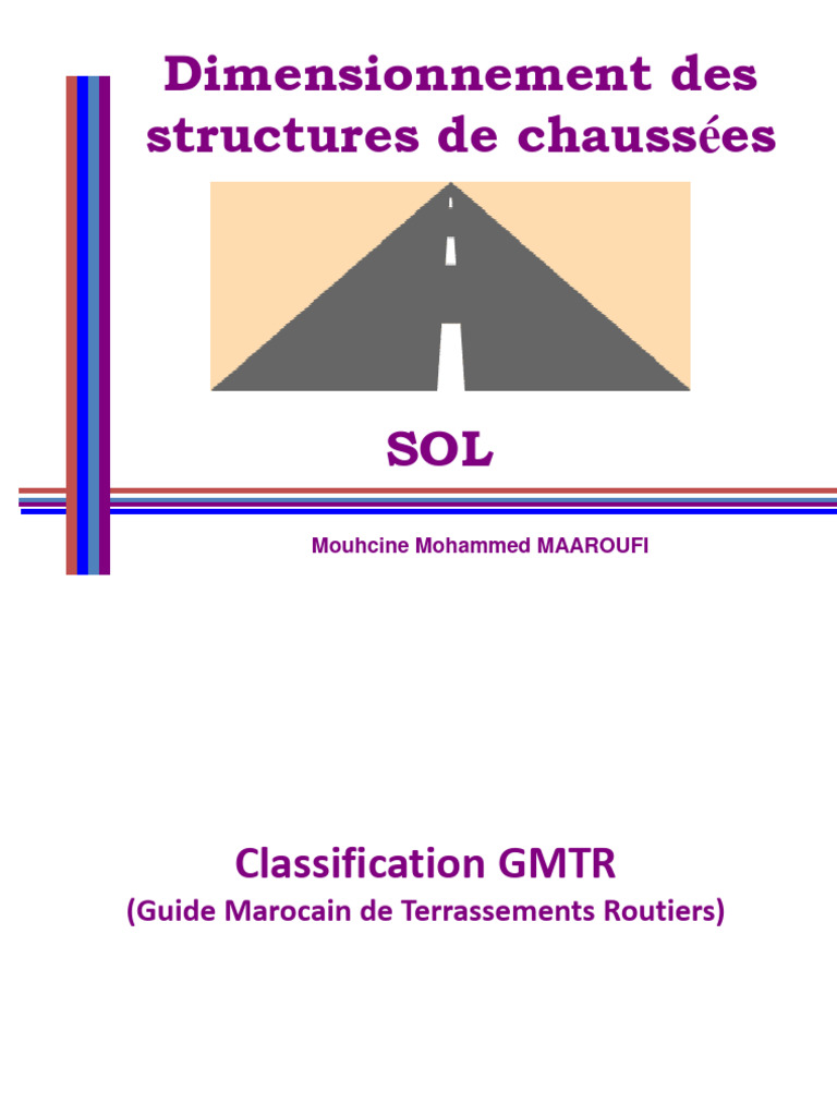 3-Dimensionnement Des Structures de Chaussées - Sol V1 | PDF | Limon | Calcaire