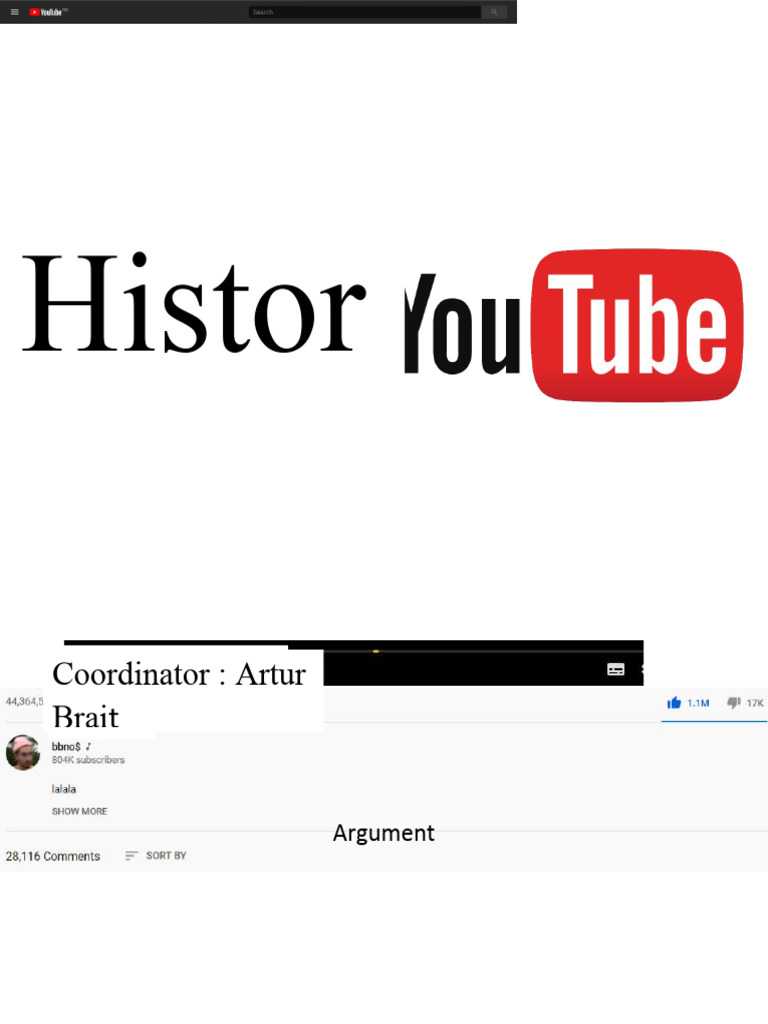 History of YouTube | PDF | You Tube | Pew Die Pie