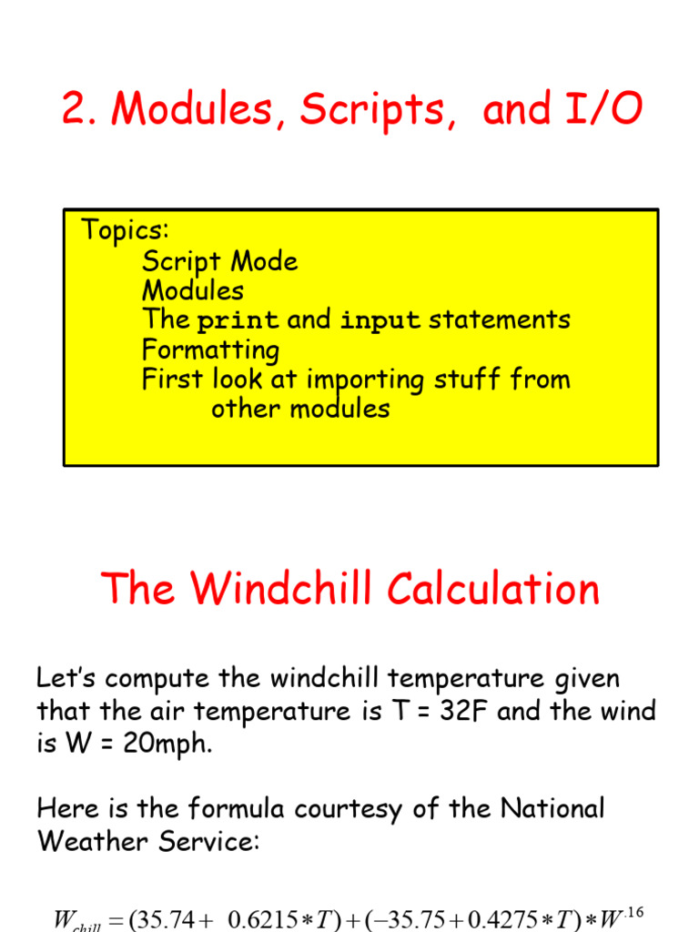ModulesAndScripts | PDF