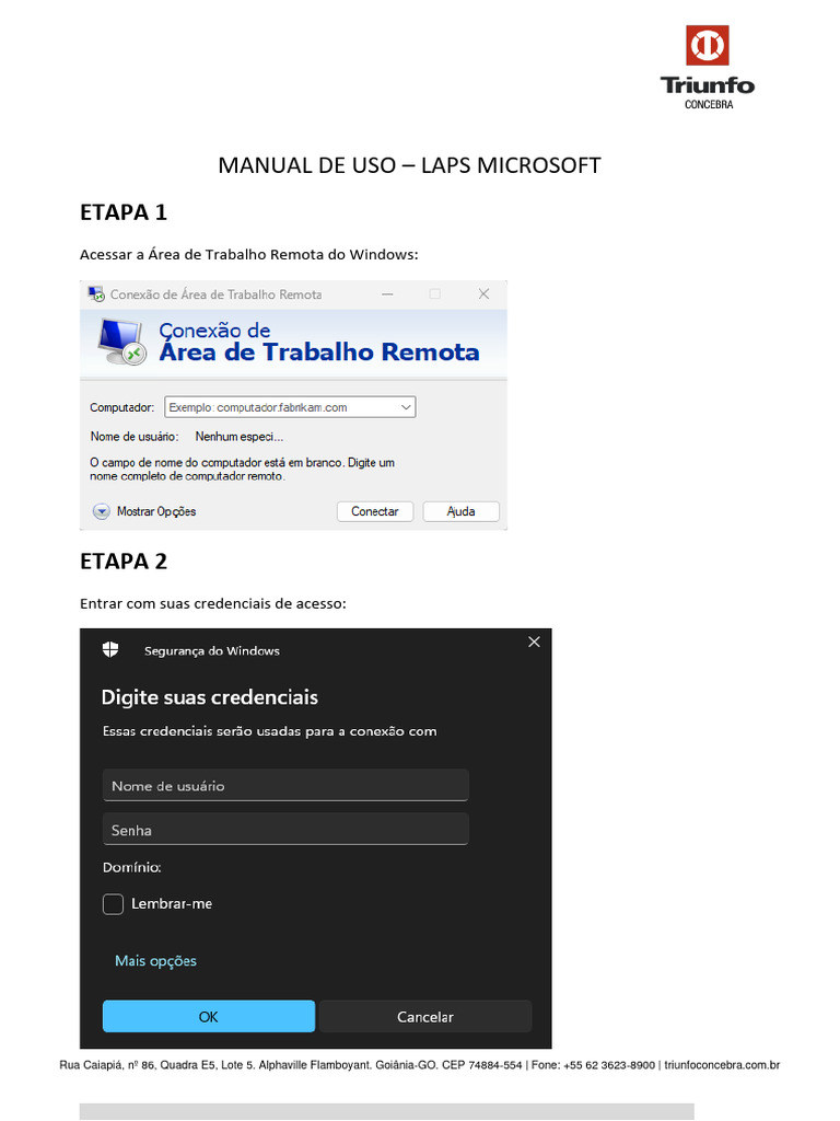 Manual de Uso - Microsoft Laps | PDF