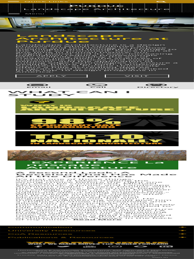 Purdue Landscape Architecture | PDF | Art