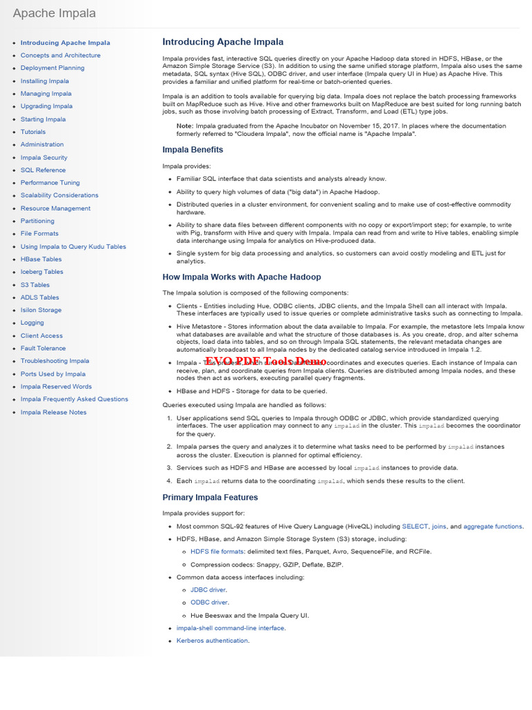 Getting Started | PDF | Apache Hadoop | Databases Getting Started | PDF | Apache Hadoop | Databases
