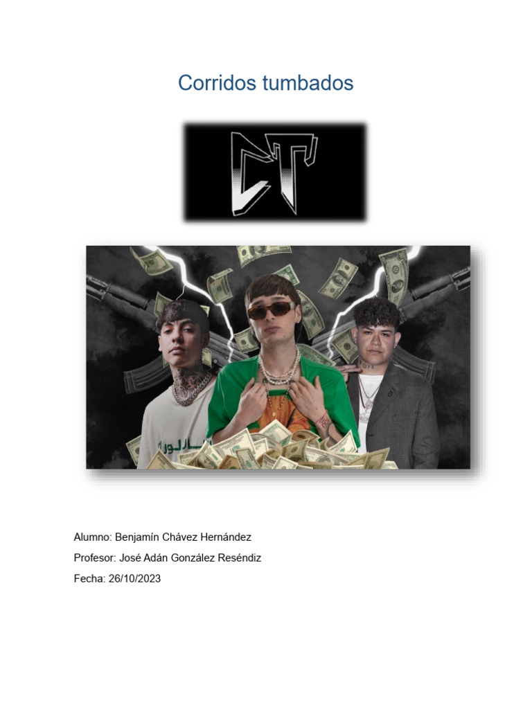 Corridos Tumbados | PDF | Corrido | Sexismo