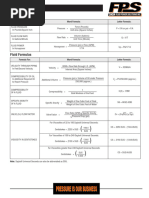Fluid Power Formulas in SI Metric Units | PDF