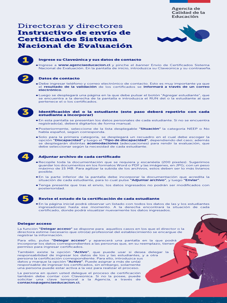 Instructivo Certificados Uso de Plataforma SNE 2022 | PDF | Informática