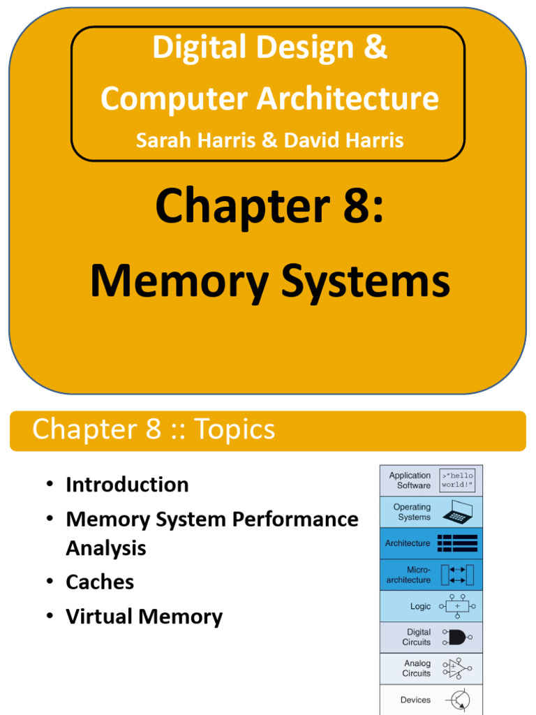 DDCArv Ch8 | PDF | Random Access Memory | Cpu Cache