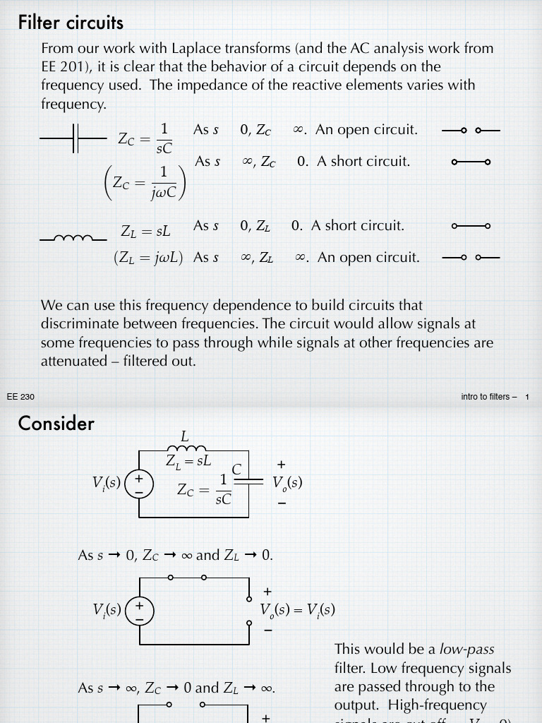 Filter Intro Pdf Electronic Filter Decibel