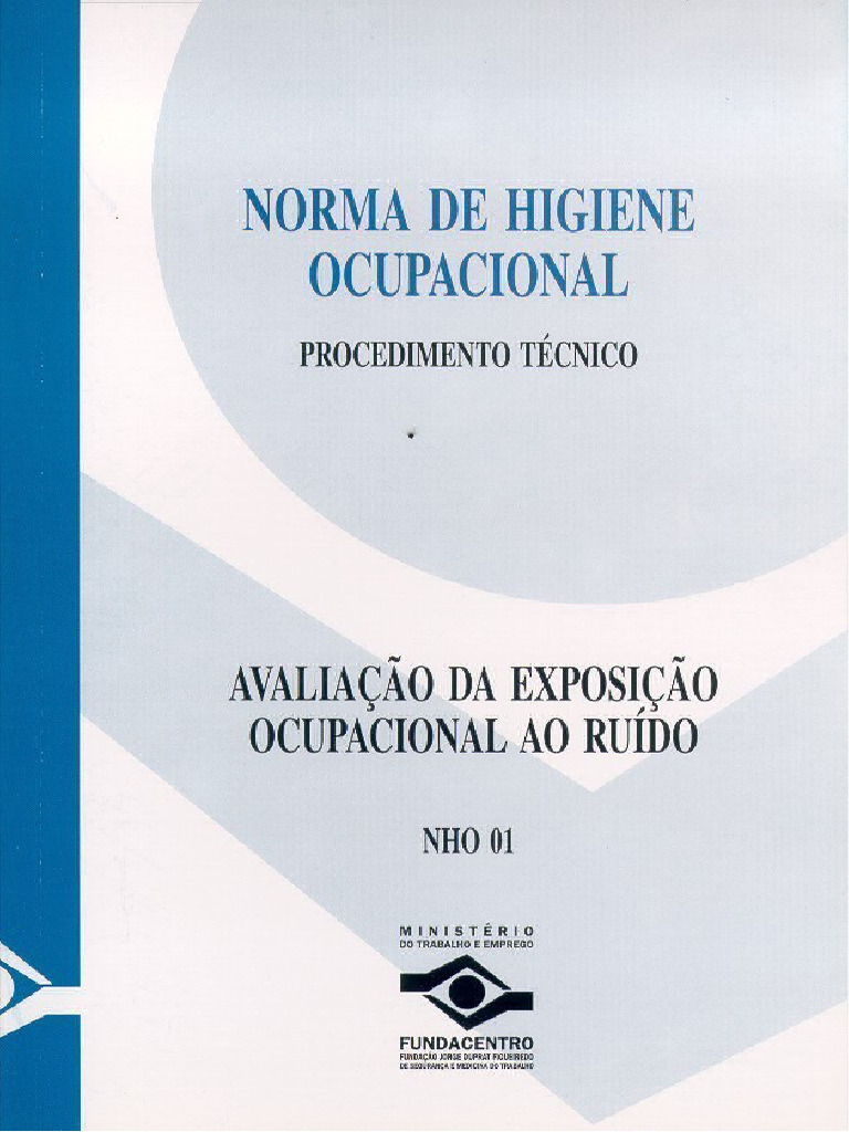 NHO01 - FUNDACENTRO - English | PDF | Noise | Calibration