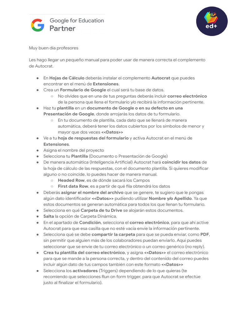 Autocrat, Paso A Paso | PDF | Software | Informática