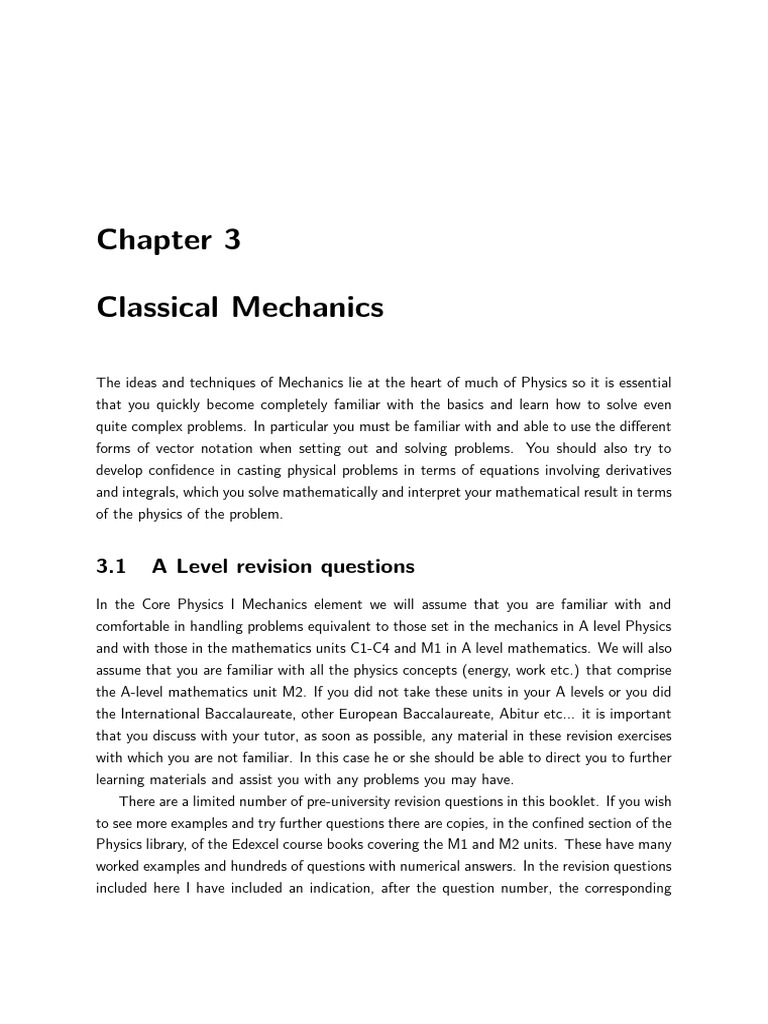 Mechanics Pdf