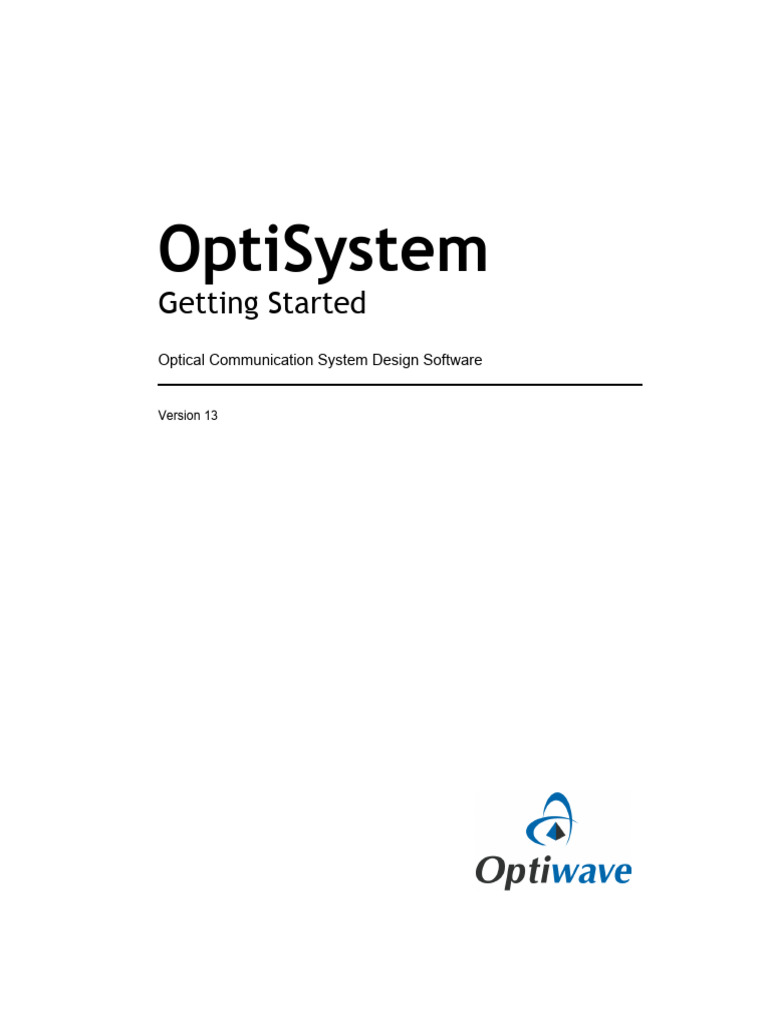 OPTIWAVE OPTISYSTEM_2 | PDF | Installation (Computer Programs) | 64 Bit ...