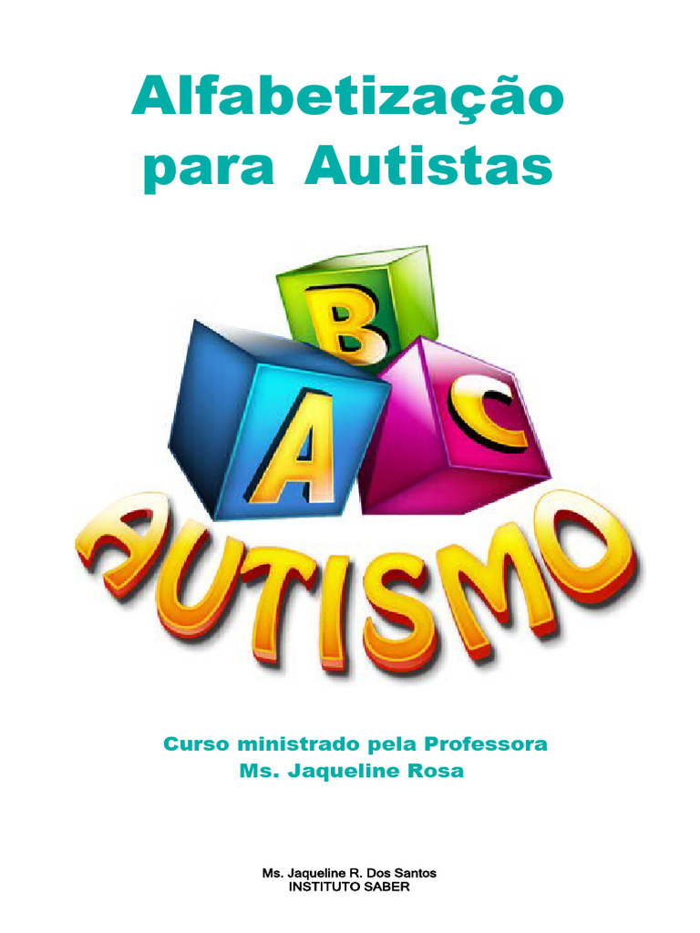 Apostila Alfabetizacao para Autistas PDF | PDF | Alfabetização ...
