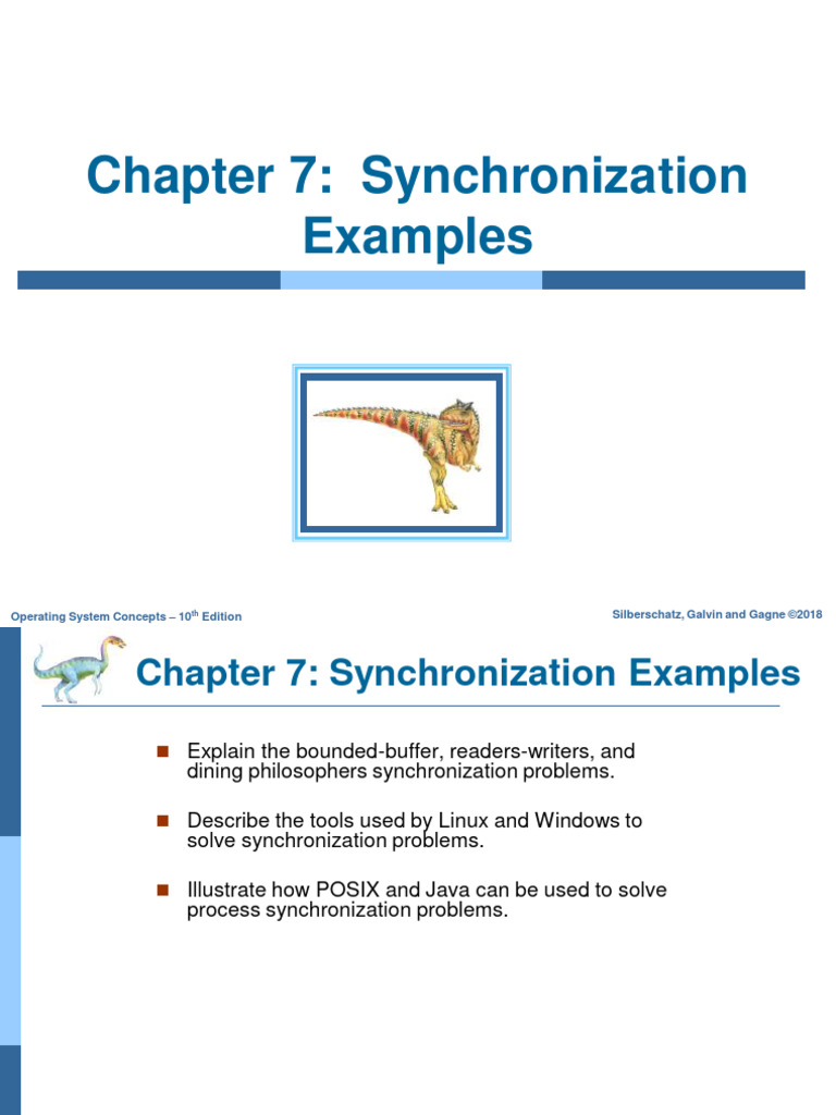 Ch7 Synchronization Examples | PDF | Computer Science | Theoretical Computer Science