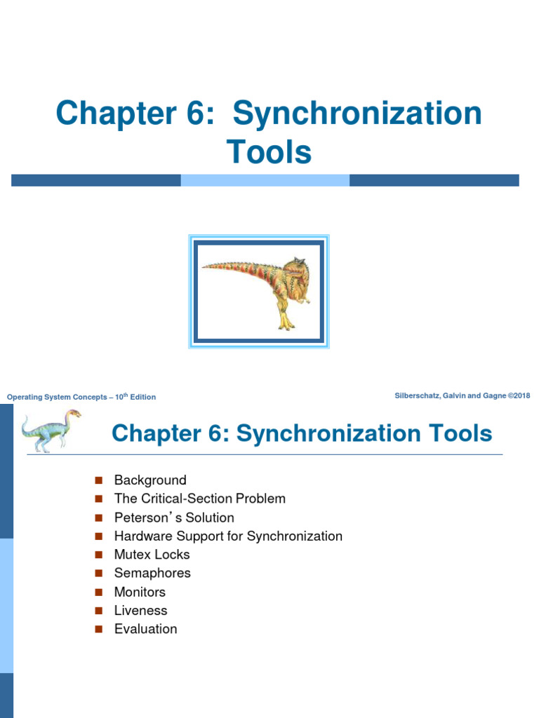 Ch6 Synchronization Tools | PDF Ch6 Synchronization Tools | PDF