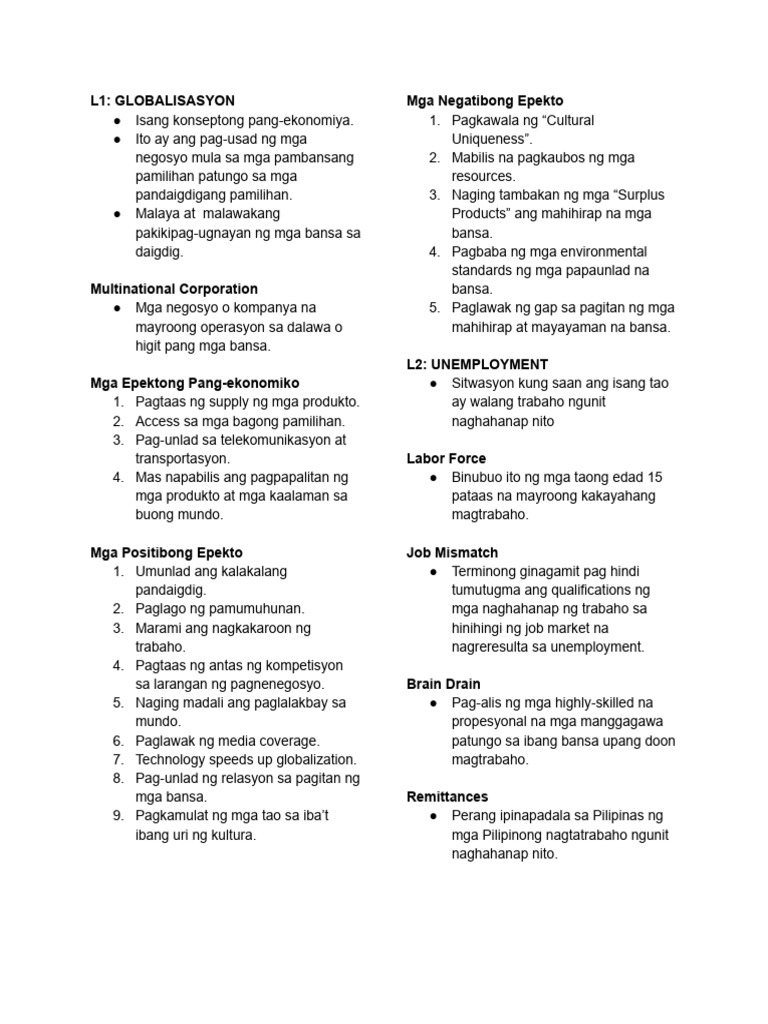 Ap 2ND Quarter G10 | PDF