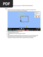 PhET Lab On DC Circuits | PDF | Electrical Network | Resistor