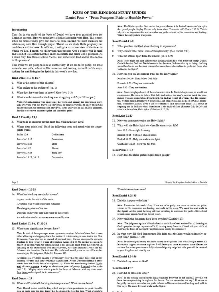 Daniel R4 | PDF | Daniel (Biblical Figure) | Book Of Daniel