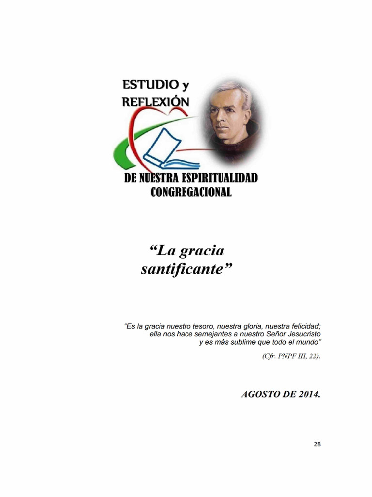 HFIC Espiritualidad Tema 5 La Gracia Santíficante | PDF