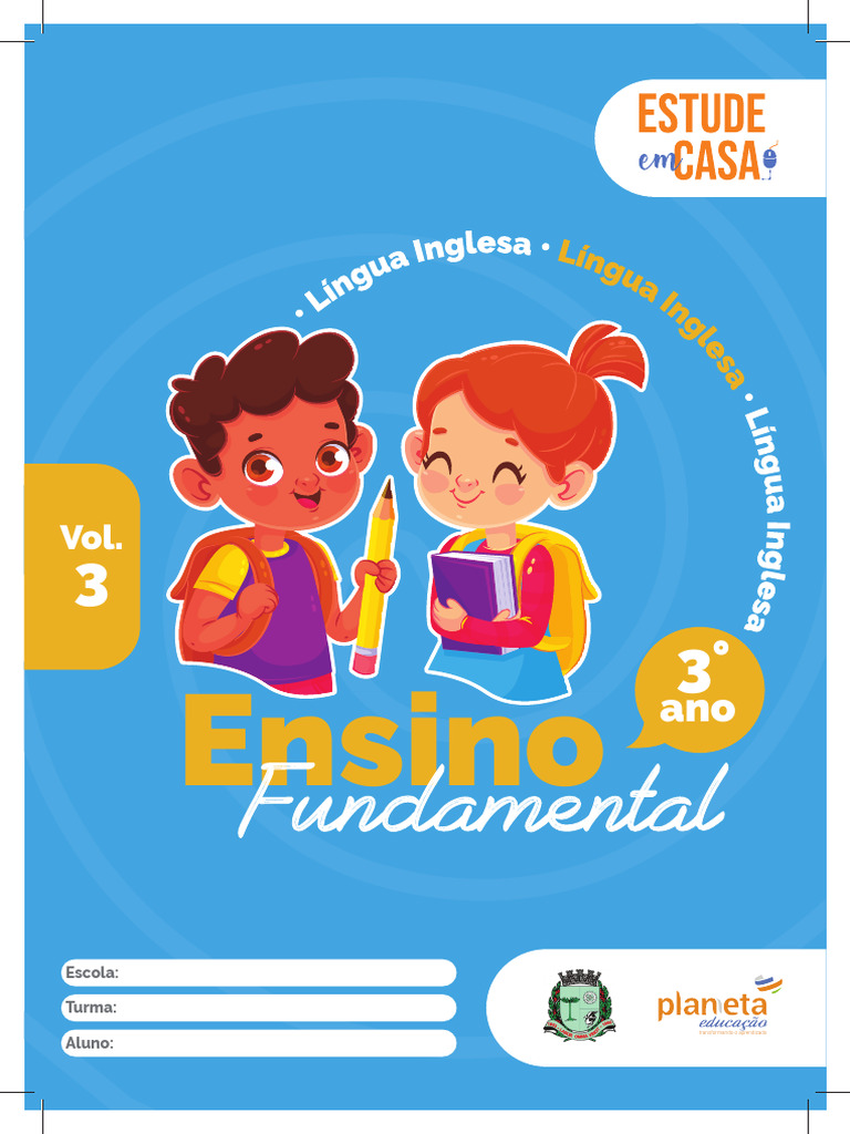 3° Ano Apostila Estude em Casa Vol3 | PDF | Família | Escolas
