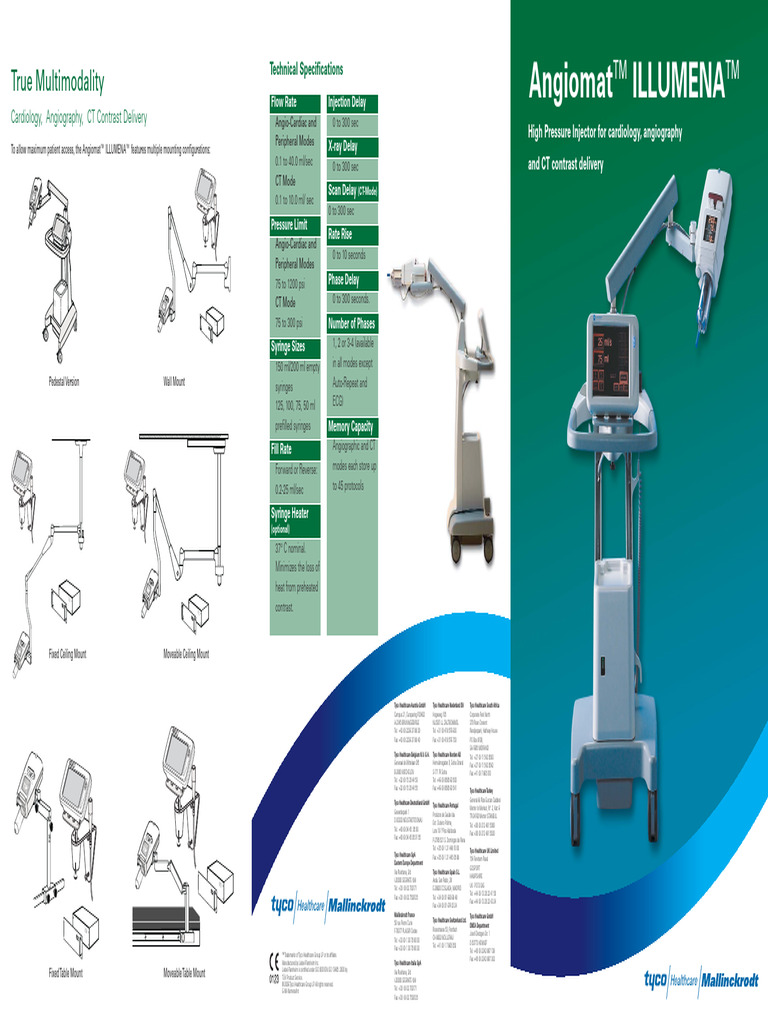 Covidien Mallinckrodt Liebel Flarsheim ANGIOMAT Illumena Injectors ...
