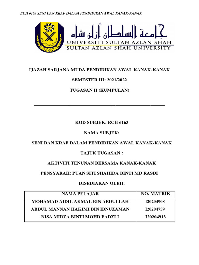 Tugasan 2 (Lengkap) | PDF