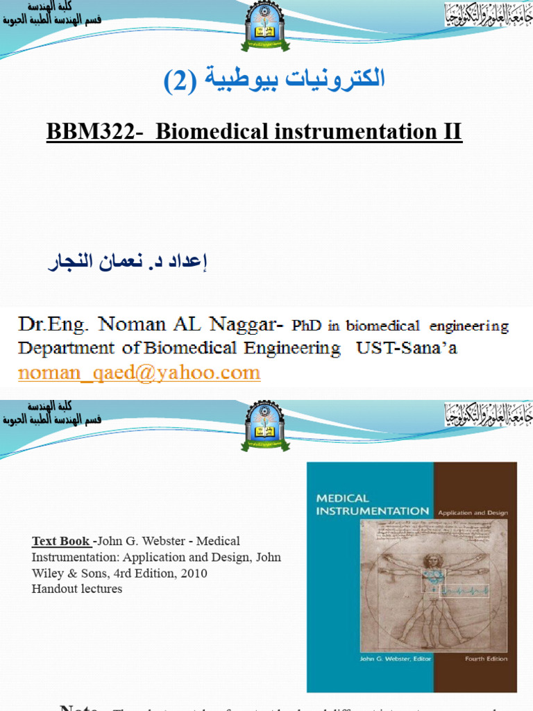 Chapter 1 Introduction in Biomedical Sensors | PDF | Sensor | Accuracy And Precision