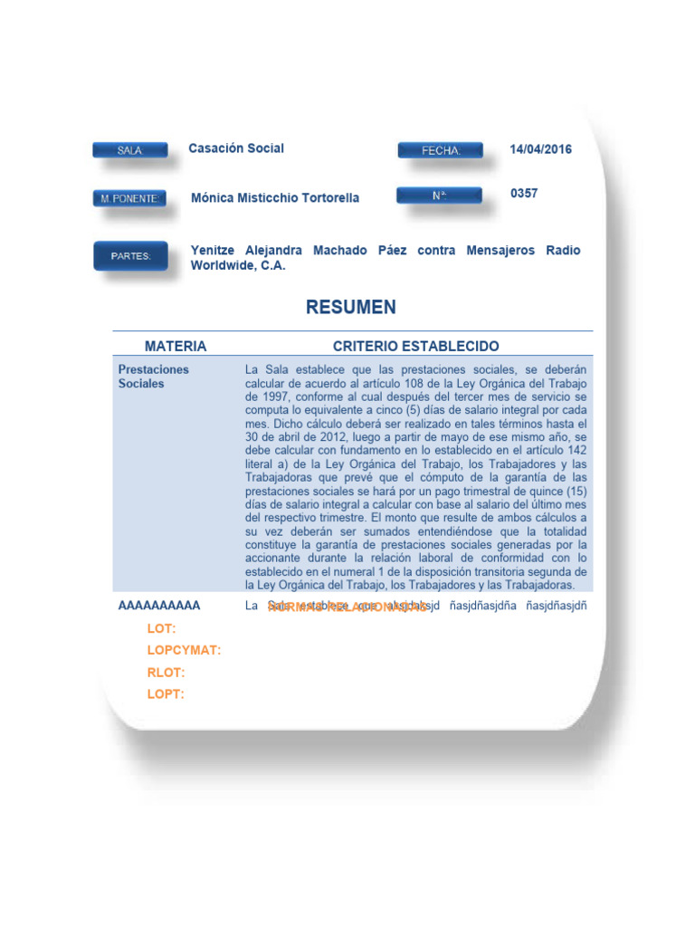Artículo 142 LOTTT | PDF | Salario | Ley Pública