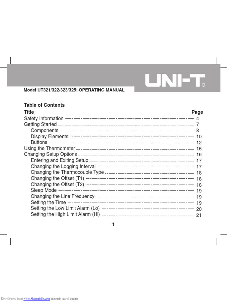 Ut 321 | PDF | Thermocouple | Thermometer