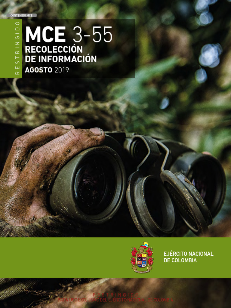 Mce 3-55 Recolección de Información | PDF | Personal (militar) | Planificación