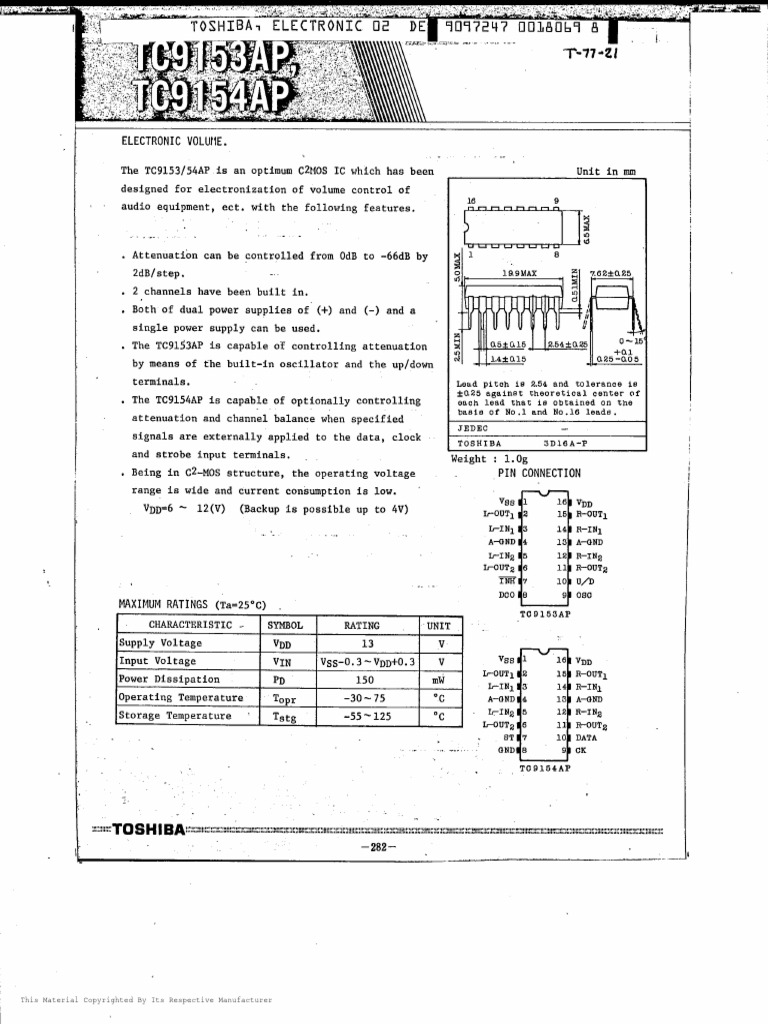 Tc9153 Ic Control Volumen | PDF