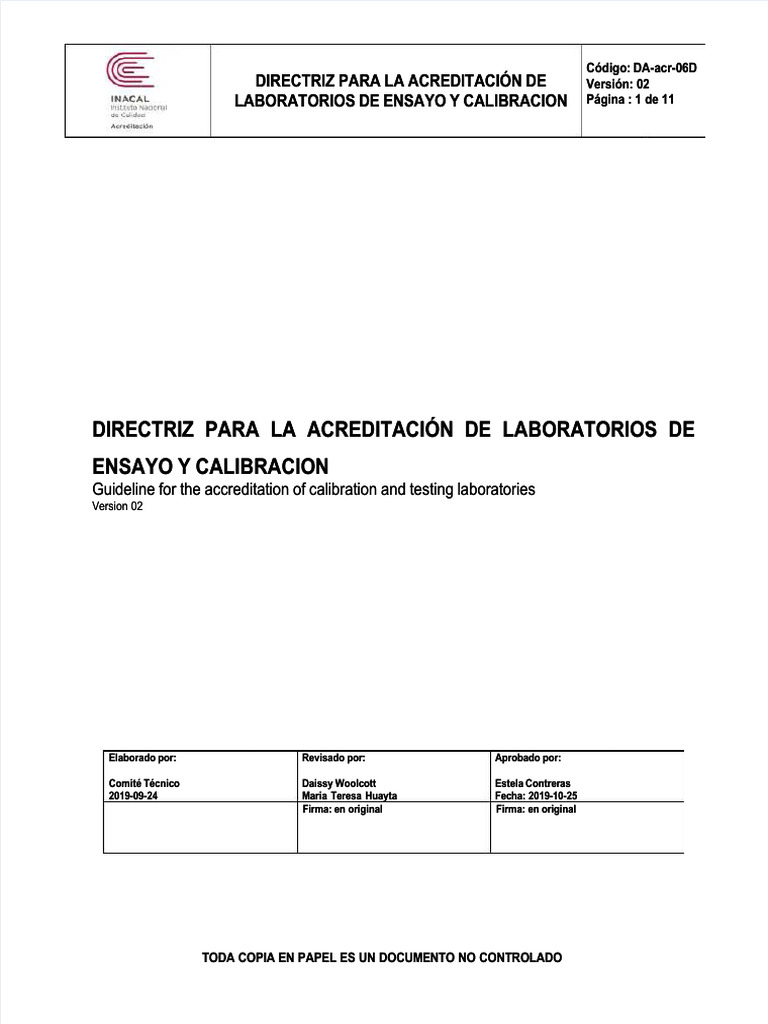 PDF Directrices Da Acr 06d v02 Directriz Acreditacion Laboratorio ...