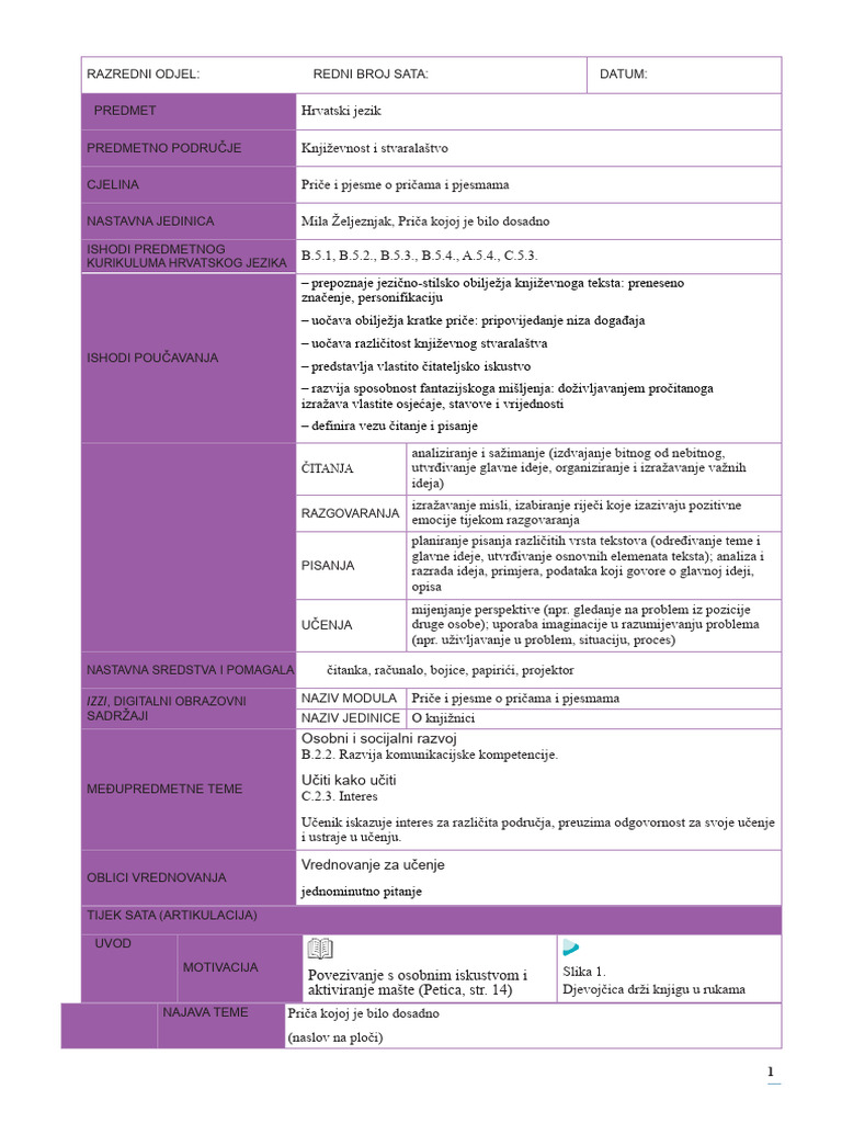 Prica Kojoj Je Bilo Dosadno | PDF