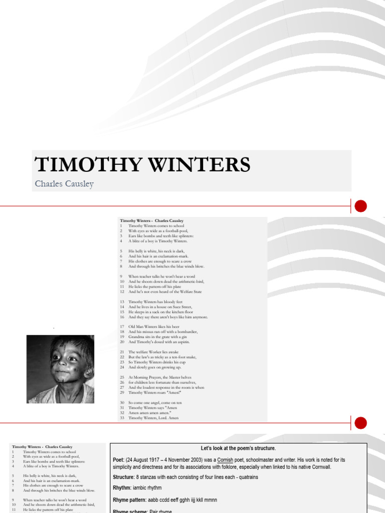 A3 Timothy Winters Including Memo | PDF