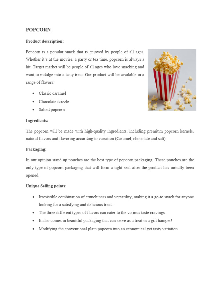 POPCORN | PDF