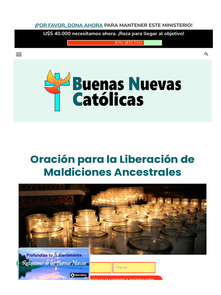 Buenasnuevascatolicas Org Oraciones Oracion para La Liberacion de Maldiciones An | PDF | Oración ...