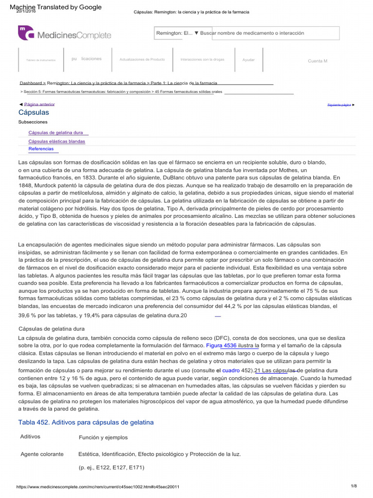 Capsules - Remington - The Science and Practice of Pharmacy | PDF ...