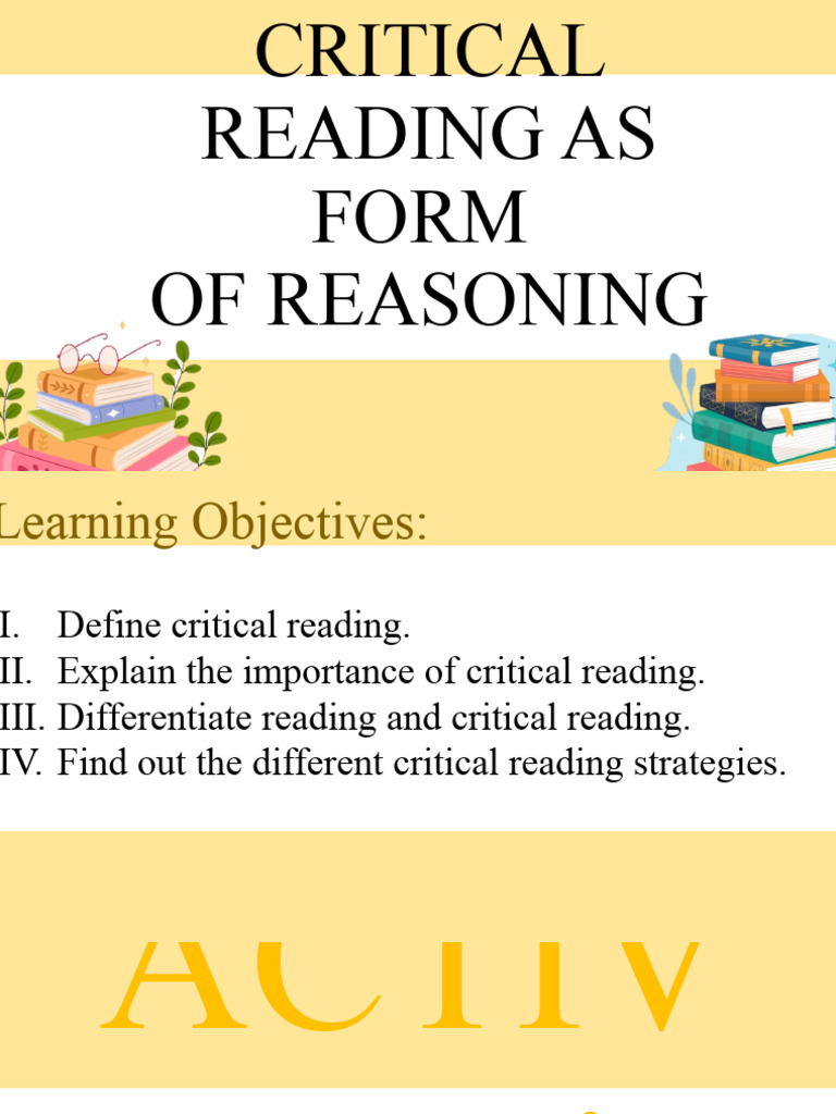 Critical Reading As Form | PDF | Critical Thinking | Thought