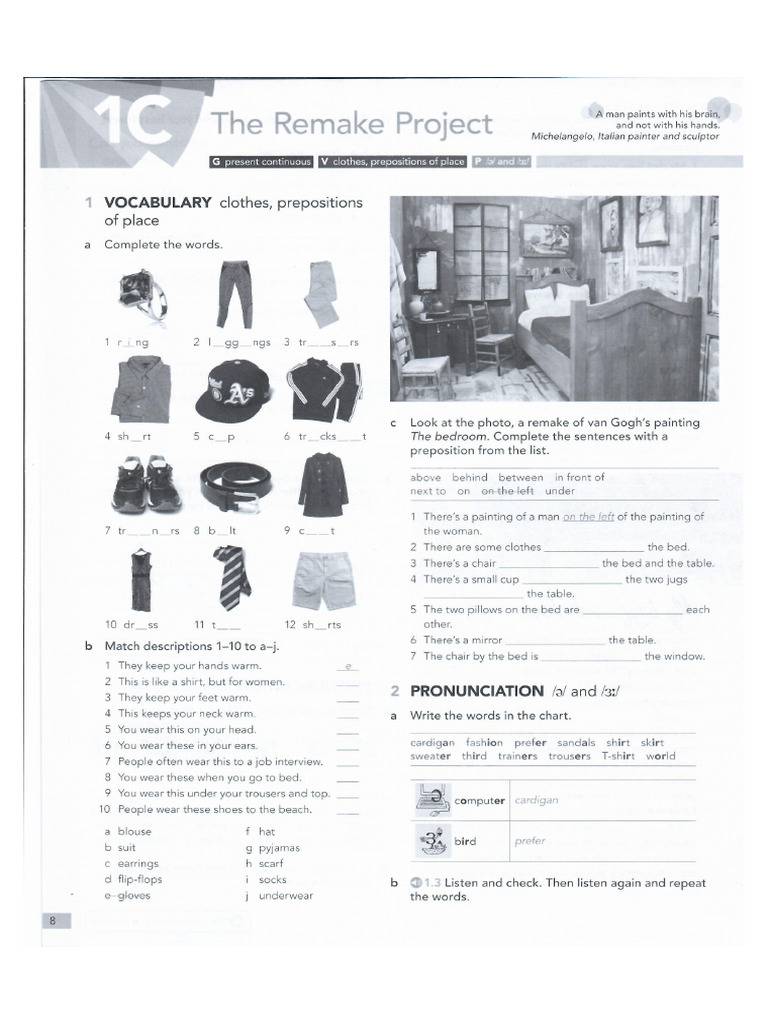 EF 4e Pre-Int WB - 1C | PDF