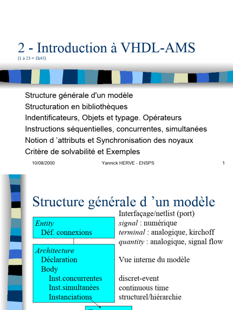 Introduction A VHDL-AMS | PDF | Type de données | Programmation ... Introduction A VHDL-AMS | PDF | Type de données | Programmation ...