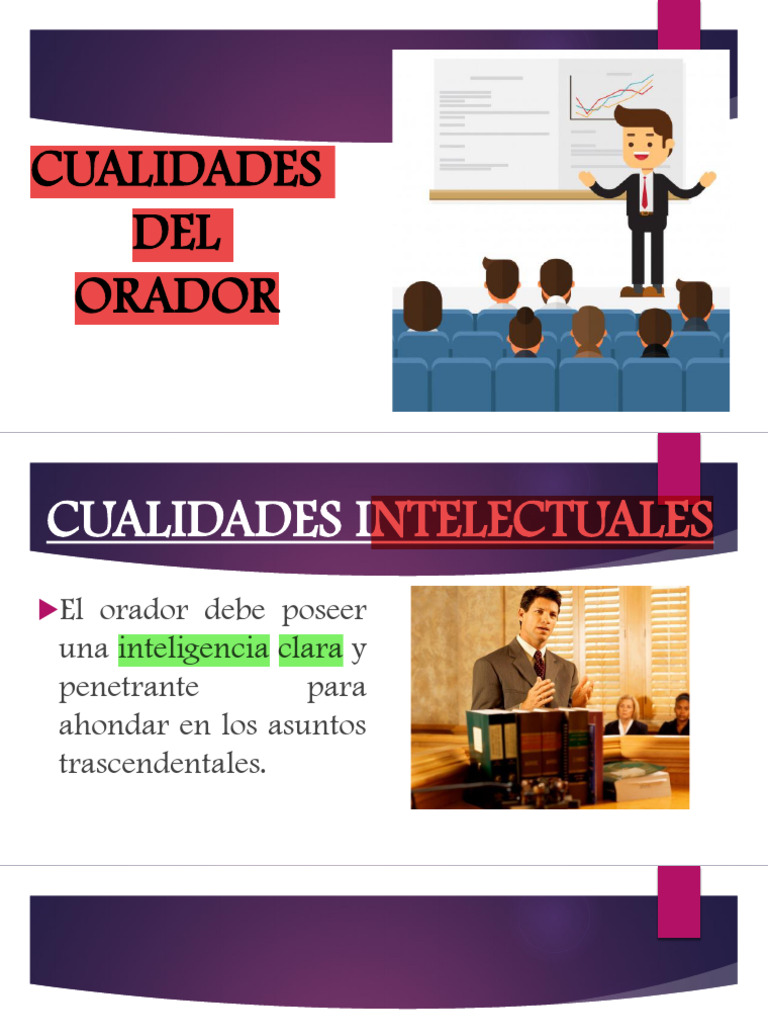 Resumen Cualidades Del Orador | PDF